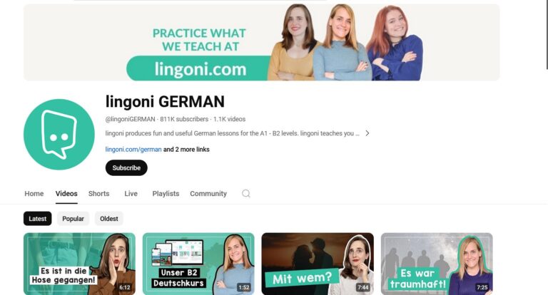 The Best YouTube Channels for Learning German – Natural Language Journey