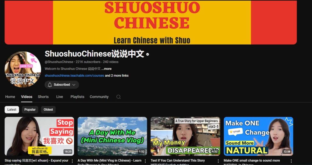 The Best YouTube and Bilibili Channels for Learning Chinese - Natural ...