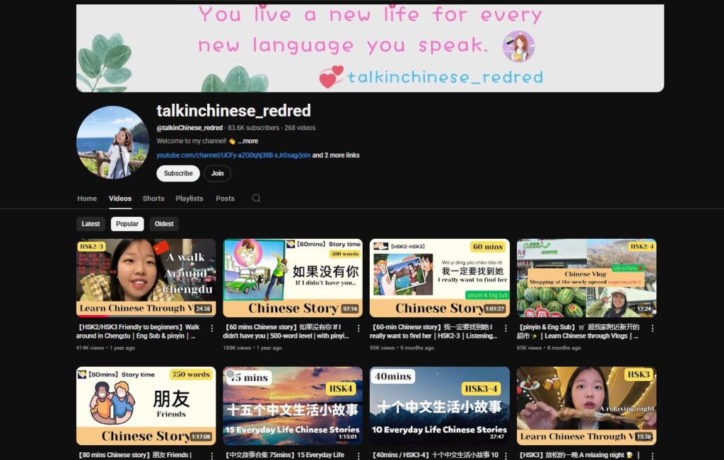 The Best YouTube and Bilibili Channels for Learning Chinese - Natural ...