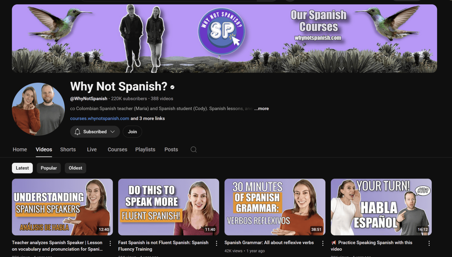 Best YouTube Channels for Learning Spanish - Natural Language Journey