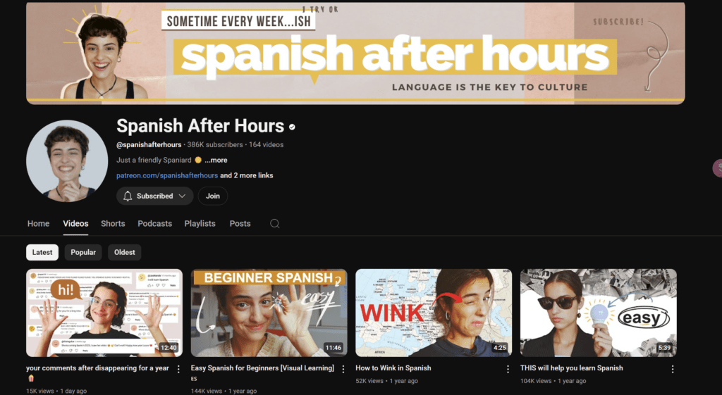 Best YouTube Channels for Learning Spanish - Natural Language Journey
