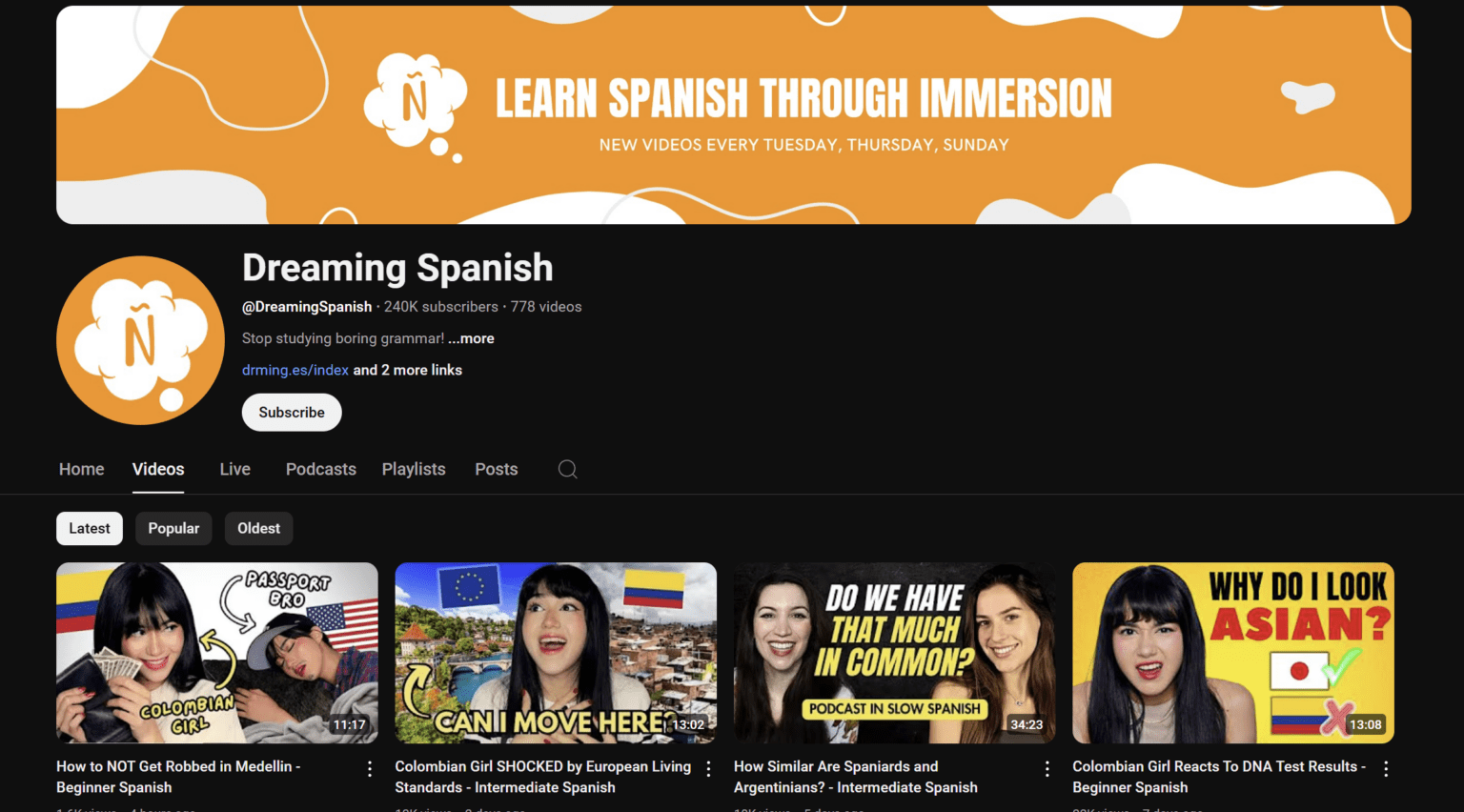 Best YouTube Channels for Learning Spanish - Natural Language Journey
